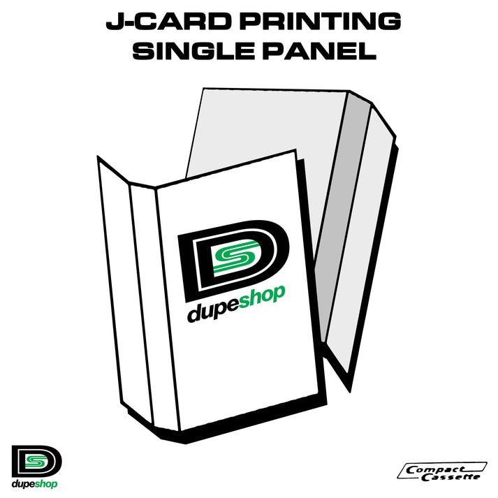 J-Card Printing | Single Panel – DupeShop